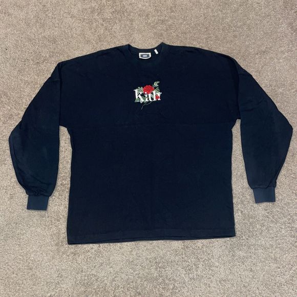 Kith | Shirts | Kith Rose Gardens Of The Mind Sweatshirt Black Mens ...